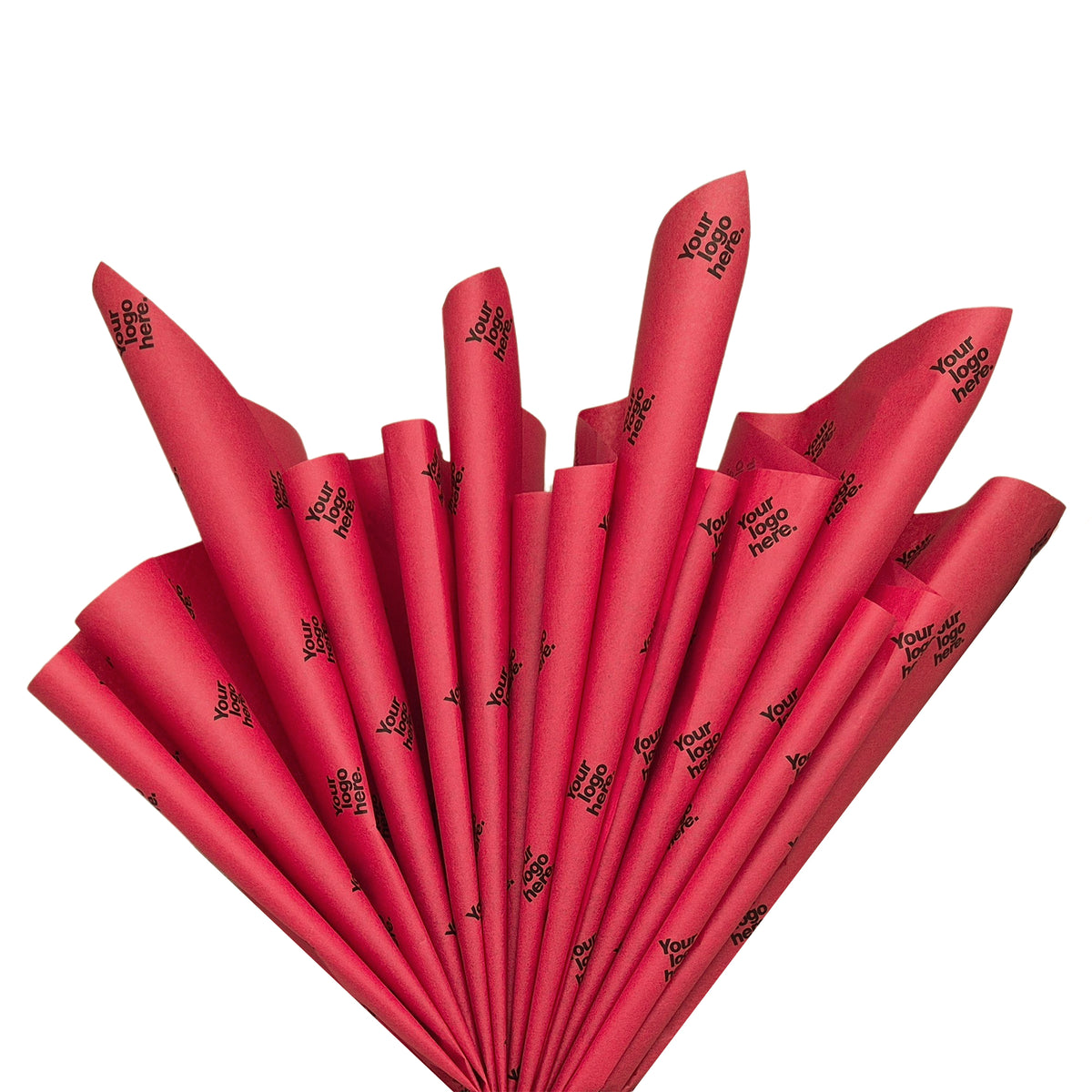 Hârtie de mătase RED Personalizată 28g – 50 x 75cm – Papette.ro