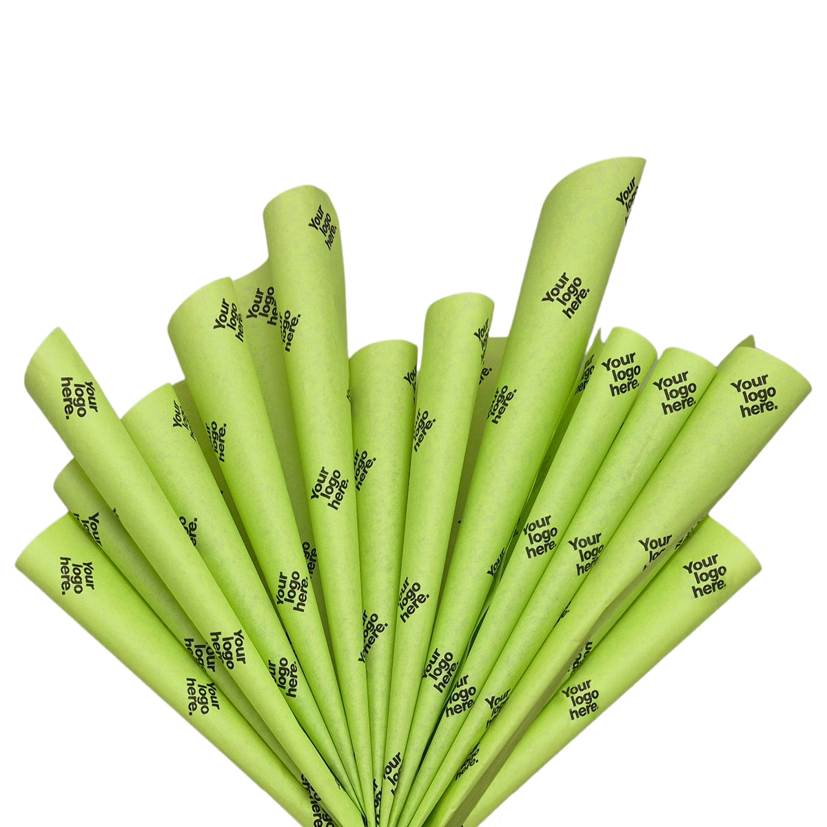 Hârtie de mătase LIME GREEN Personalizată 28g – 50 x 75cm – Papette.ro