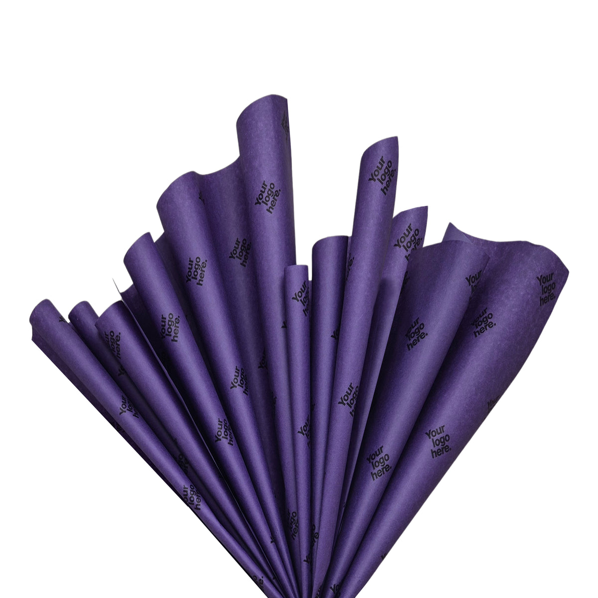 Hârtie de mătase VIOLET Personalizată 28g – 50 x 75cm – Papette.ro